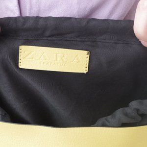 Zara | Bags | Brand New Yellow Zara Purse Made In Spain | Poshmark